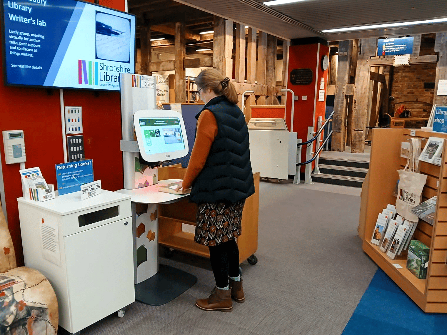 Shropshire Libraries Enhance Services with Lyngsoe LibDeco™ Kiosks