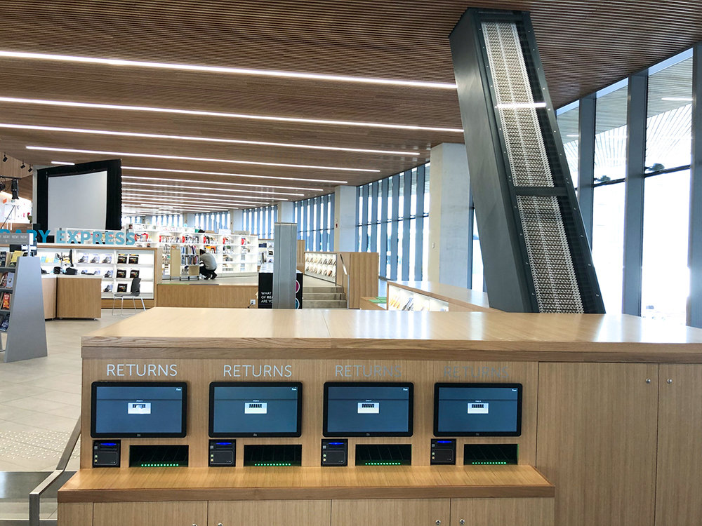 Self-Service Library Returns Kiosk – Lyngsoe Systems