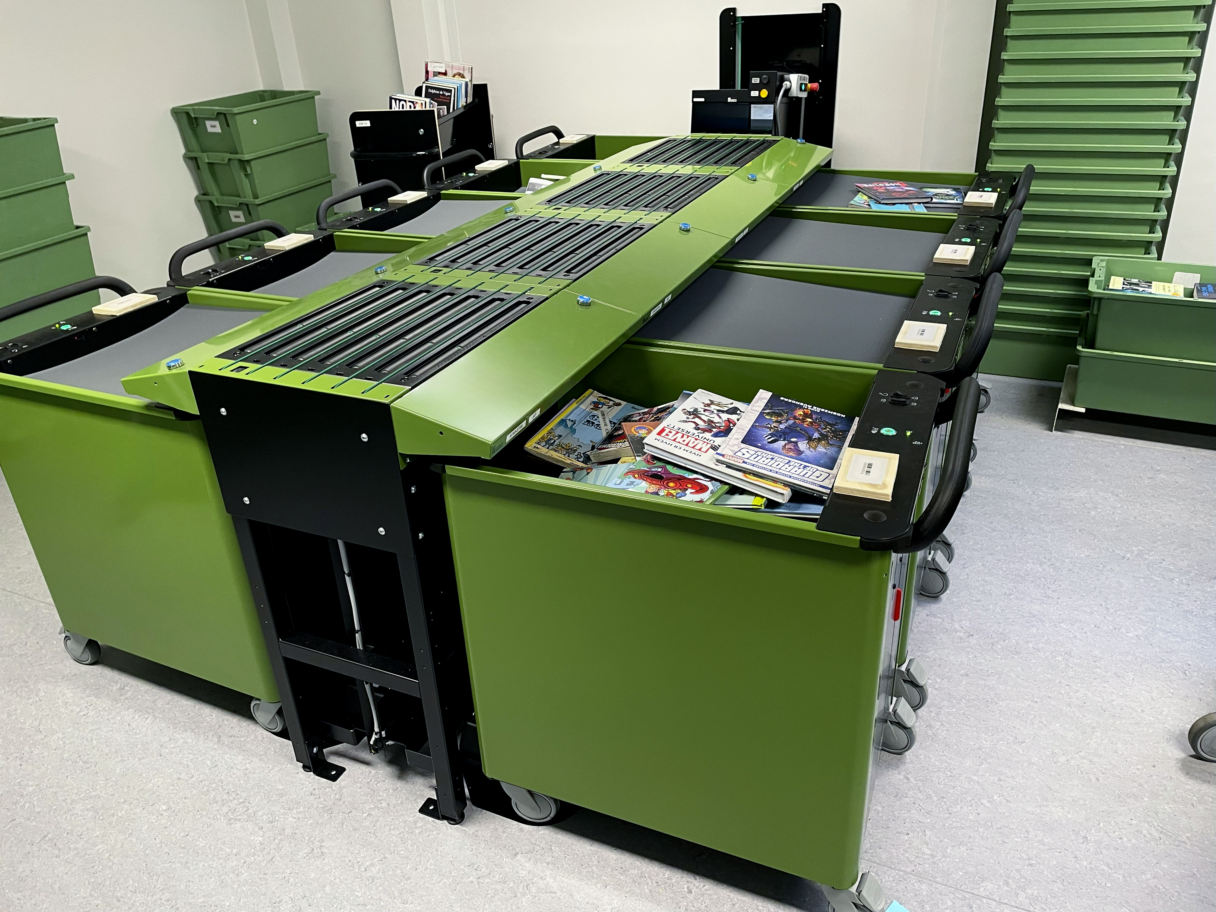 Managing Growing Return Numbers with Automated Book Sorting