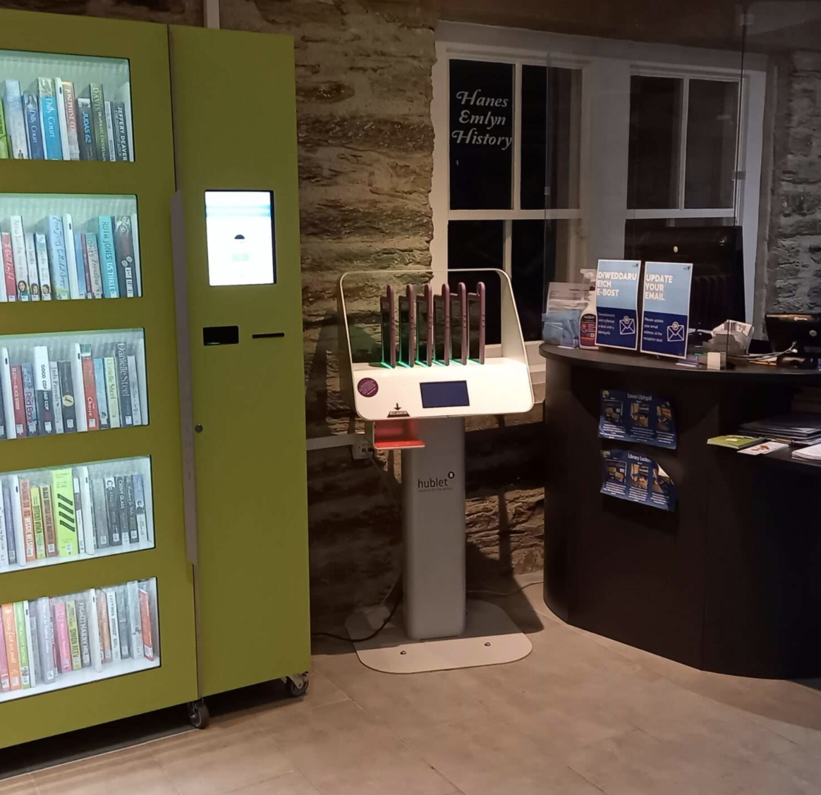 Lyngsoe LibCabinet and Hublet in Carmarthenshire county