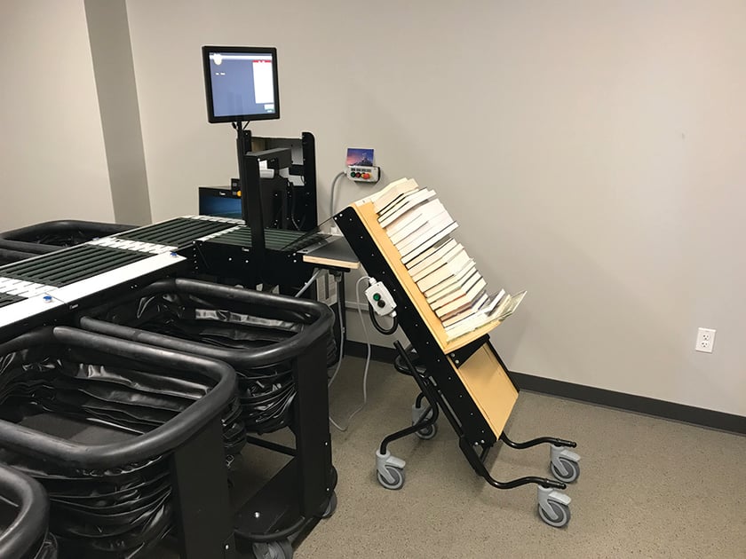 Automated Library Item Induction & Destacking – Lyngsoe Systems