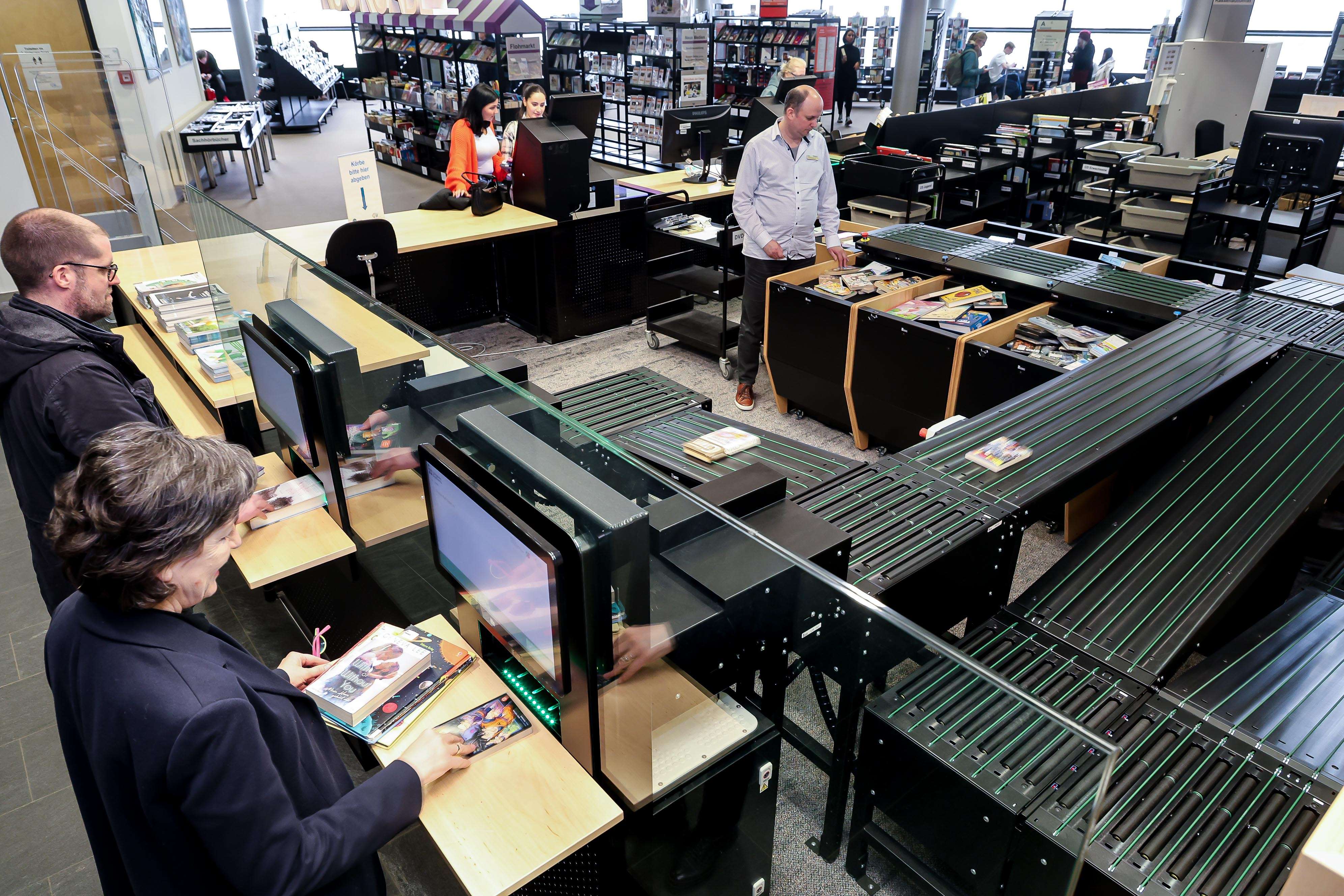Automatic Book Return in Dortmund