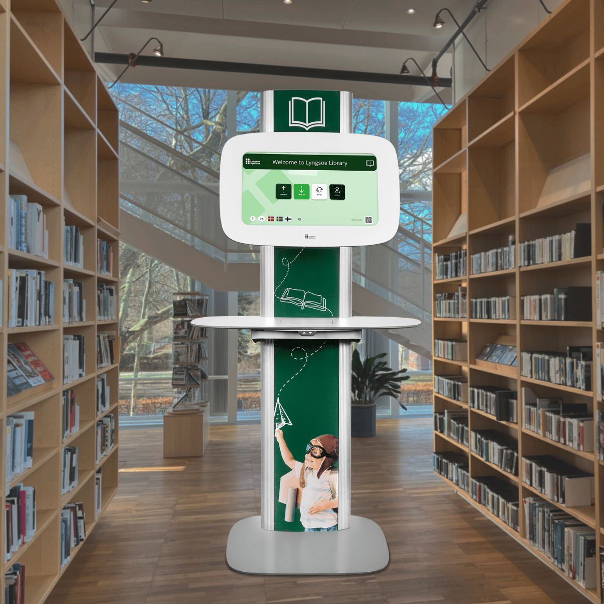 Elevate your Library with the new Lyngsoe LibDeco self-service kiosk