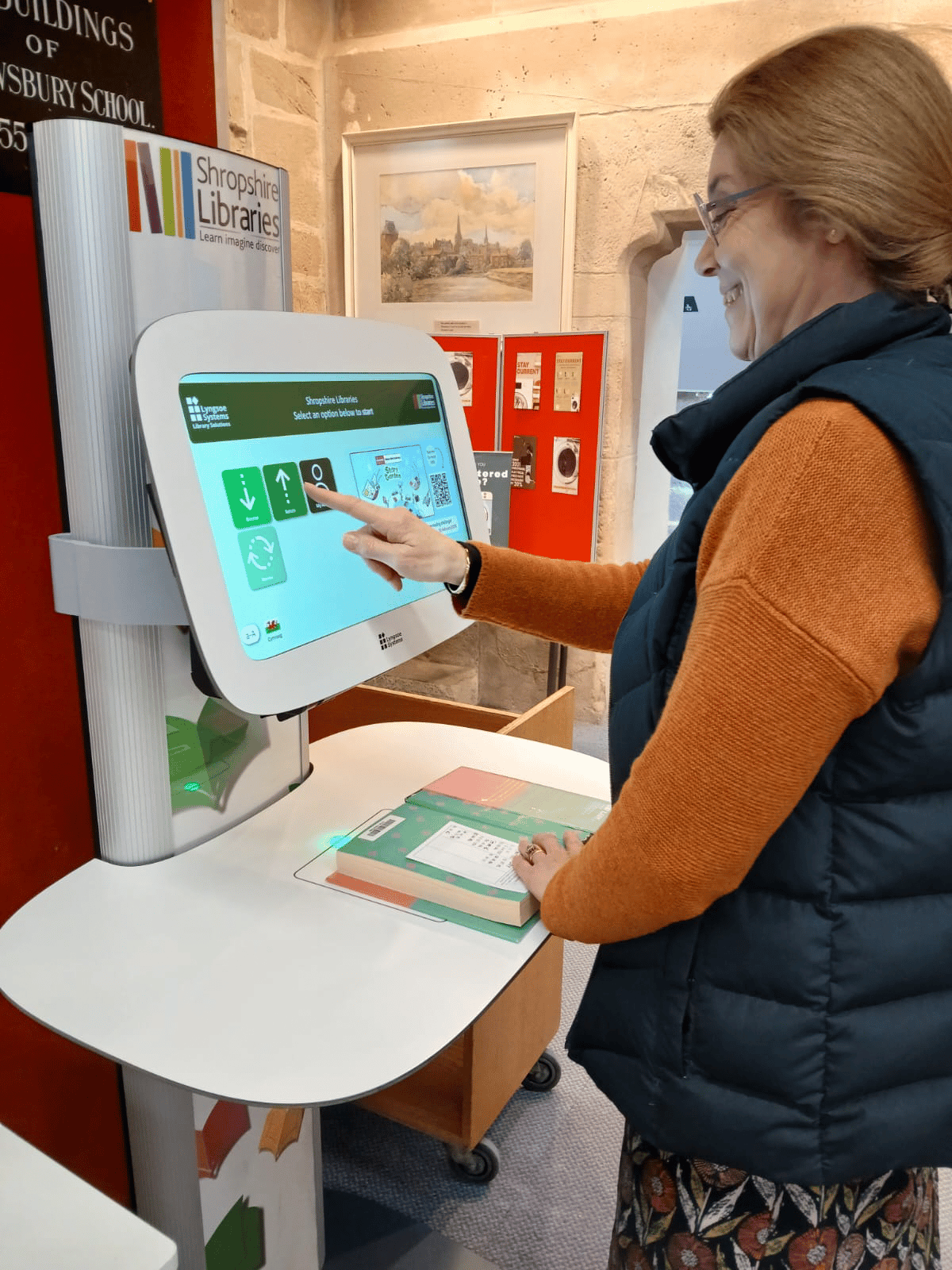 Shropshire Libraries Enhance Services with Lyngsoe LibDeco™ Kiosks