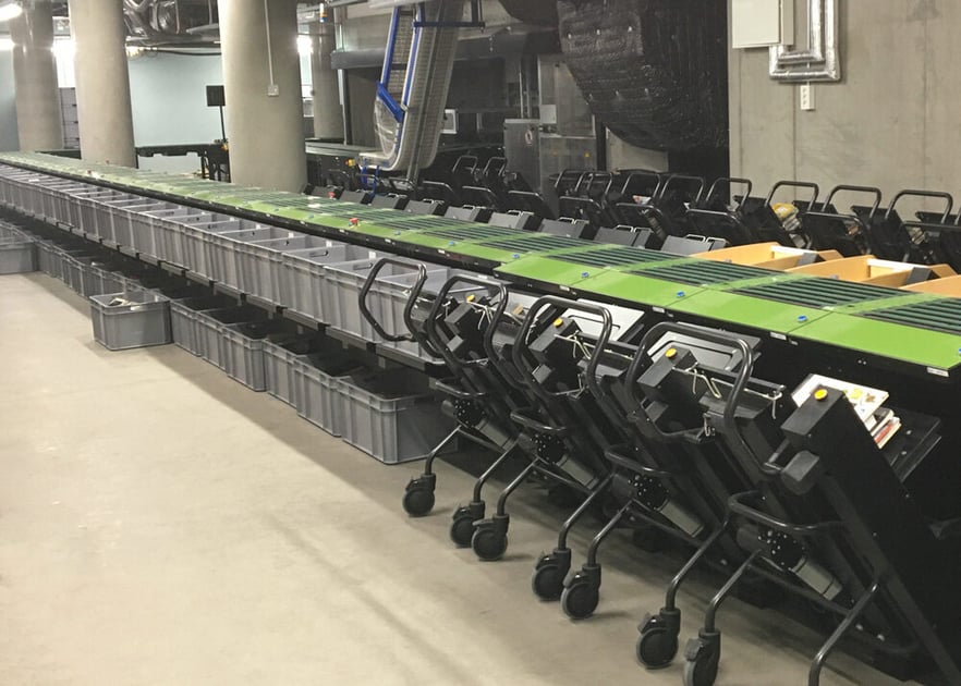 Optimize Your Sorting Area with the Space-Saving Tote Shelf – Lyngsoe ...