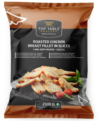 House of foods – Roasted chicken fillet slices 5 mm